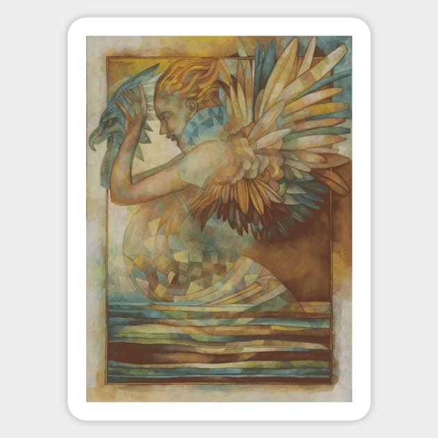 Mermaid - weird wonderful creatures - Createarthistory - Sticker ... Mermaid - weird wonderful creatures - Createarthistory - Sticker ...